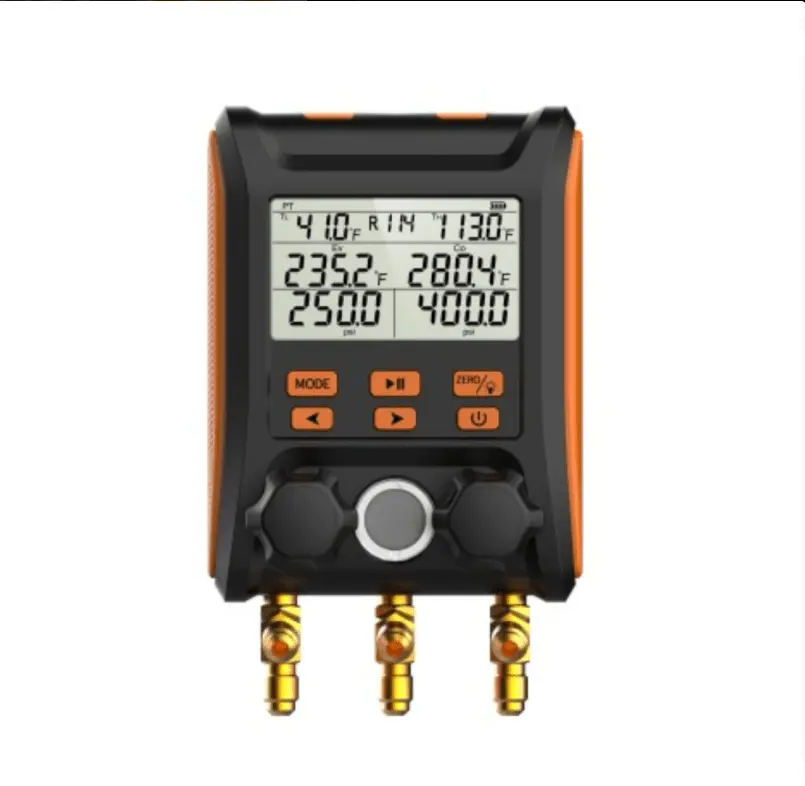 Цифровой манометрический 2х вентильный коллектор elitech ms-1000 (в ...